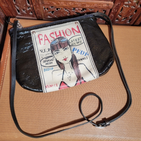 Brighton | Bags | Brighton Fashionista Tom Clancy Design Crossbody ...